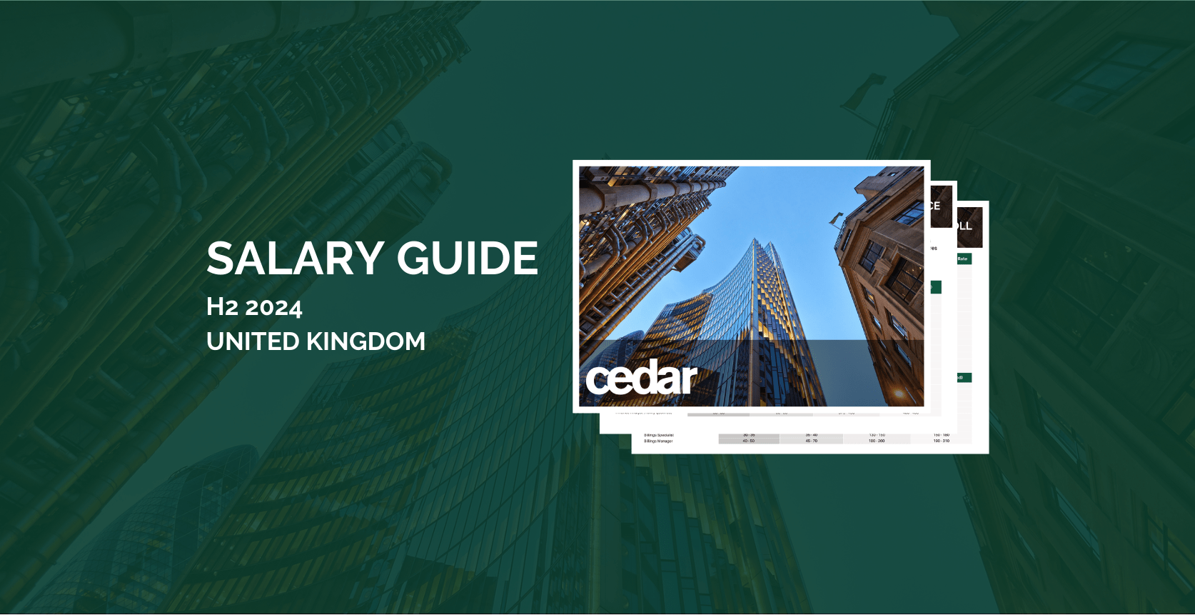 Salary Guide H2 2024 | Cedar Recruitment